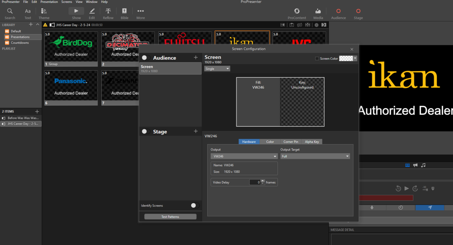 How To Set Up ProPresenter To Be Used With Your TriCaster Via NDI - Amitrace